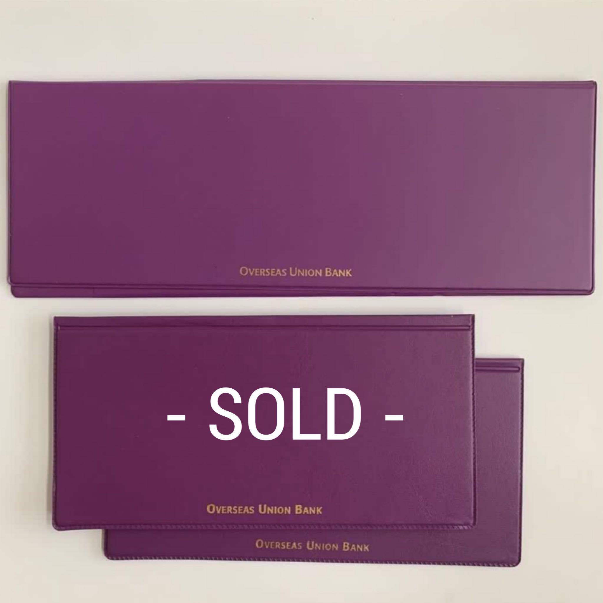 United Overseas Bank Cheque Book Cover, Hobbies & Toys, Memorabilia ...