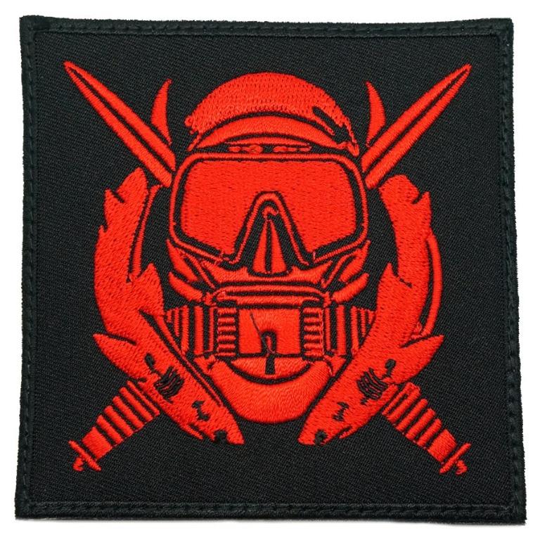 US SPECIAL OPERATION COMBAT DIVER PATCH - BLACK RED, Hobbies & Toys ...
