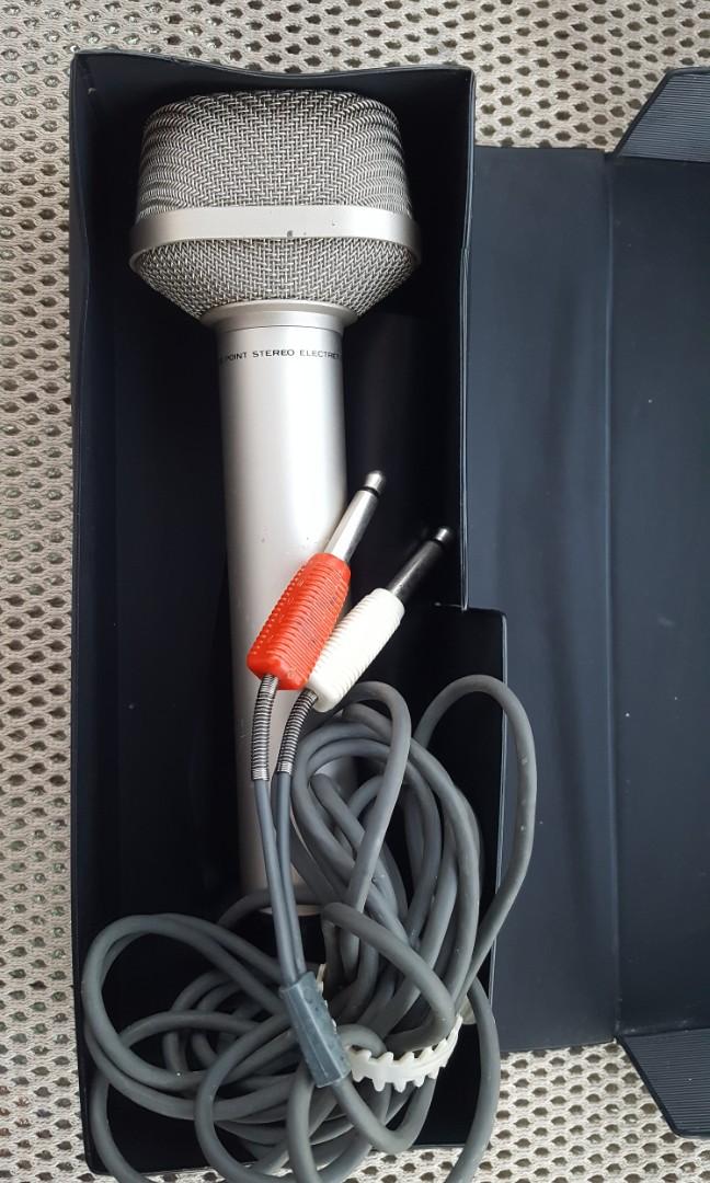 Vintage Sony ECM-99 One Point Stereo Condenser Microphone, Audio ...