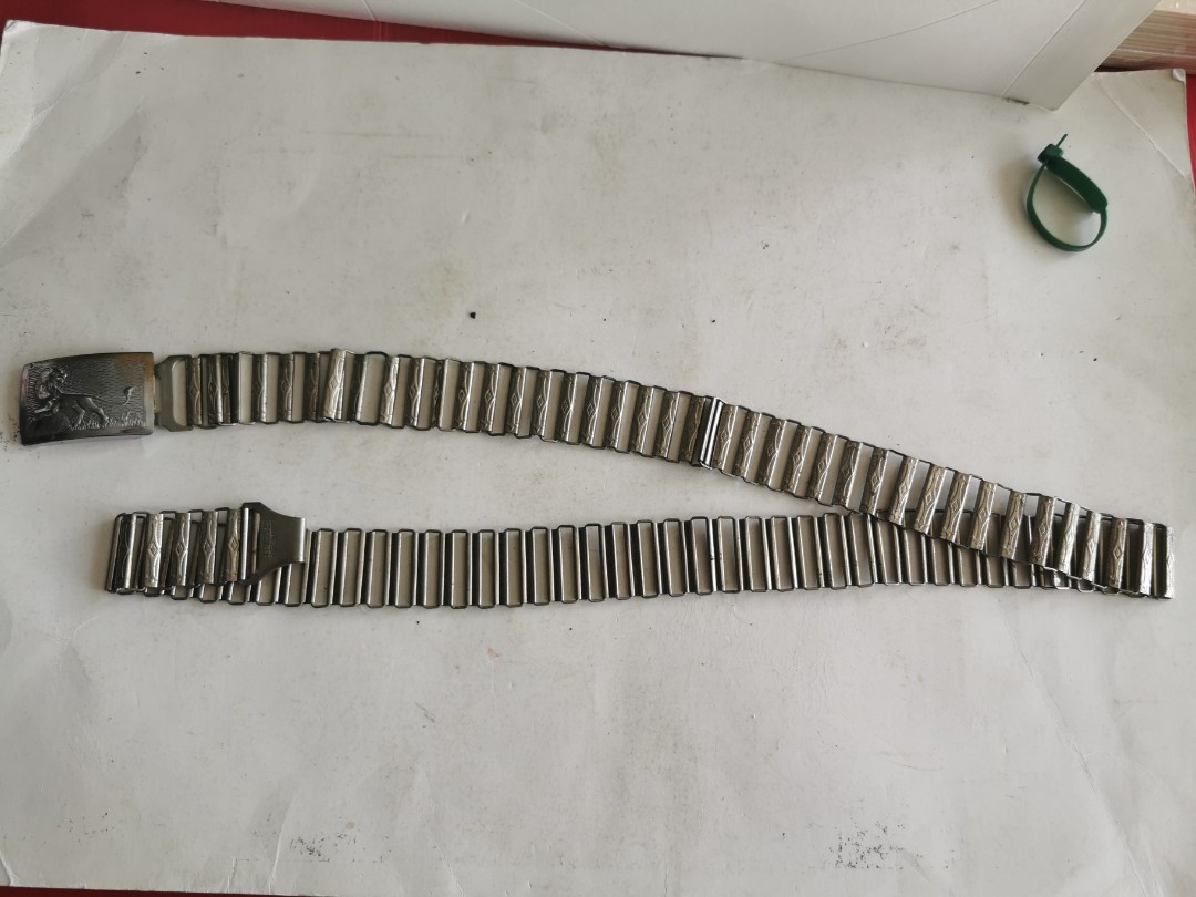 Vintage Tang Fun Kee Co. Metal Belt lion design, Hobbies & Toys ...