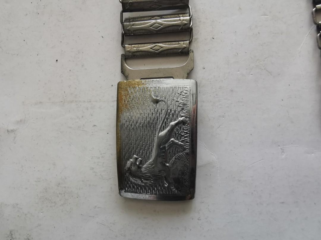 Vintage Tang Fun Kee Co. Metal Belt lion design, Hobbies & Toys ...