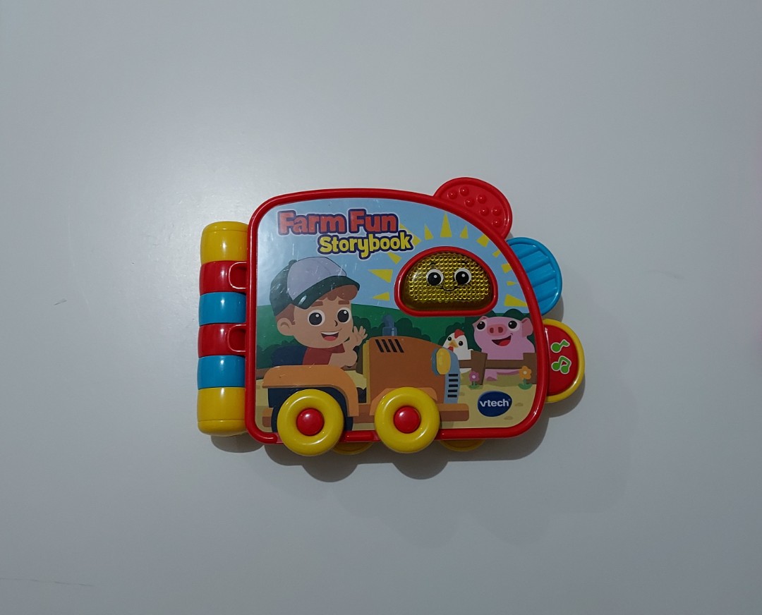 Vtech Farm Fun Storybook, Hobbies & Toys, Toys & Games on Carousell