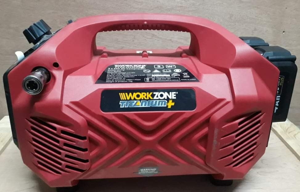 WorkZone portable air compressor, Commercial & Industrial, Industrial ...