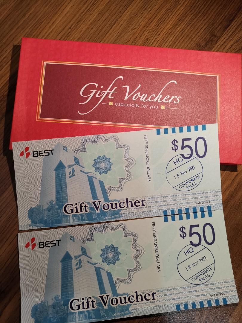 $100 Best gift vouchers, Tickets & Vouchers, Vouchers on Carousell