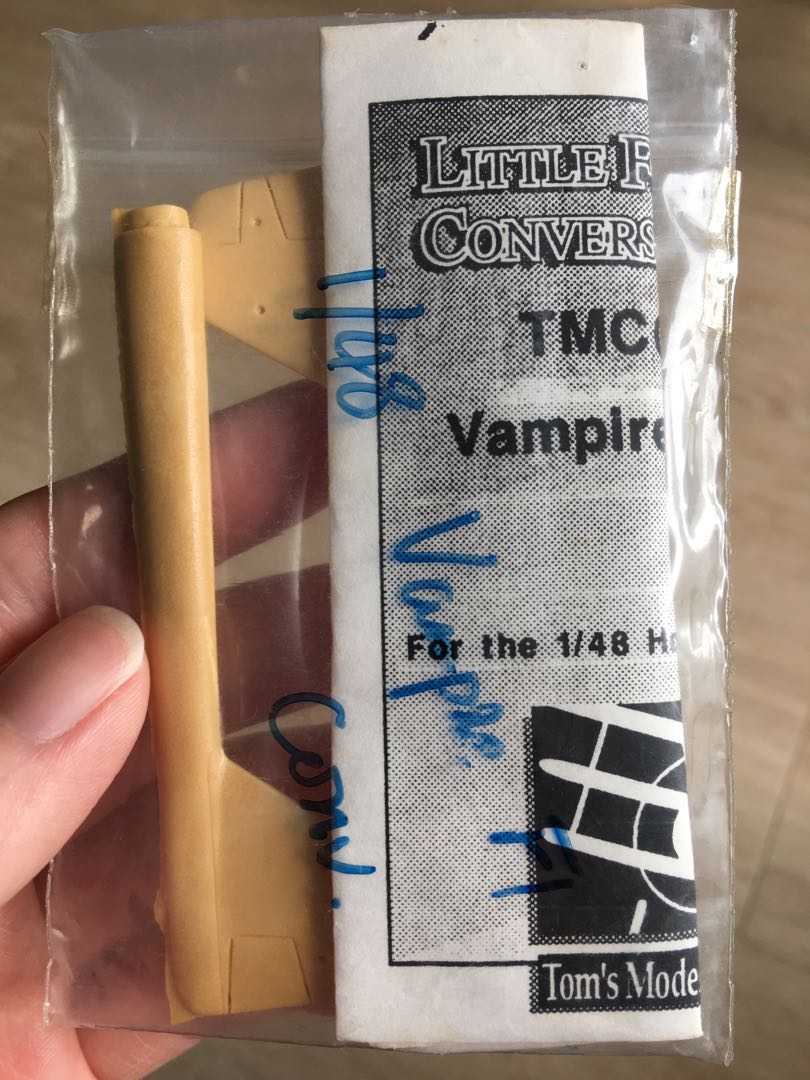 1/48 Vampire mk1 conversion, 興趣及遊戲, 玩具 & 遊戲類 - Carousell