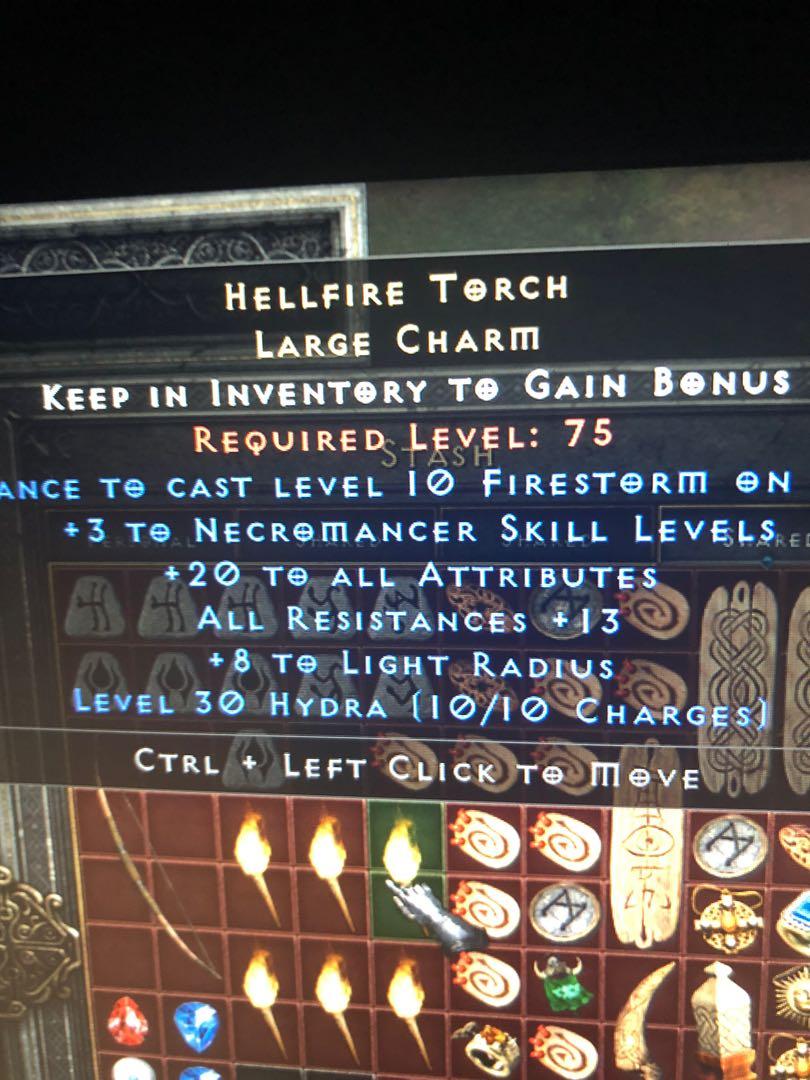 20/13 necromancer hellfire torch d2r Diablo 2 resurrected, Video Gaming ...