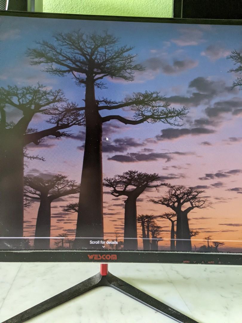 27" Wescom Monitor, Computers & Tech, Parts & Accessories, Monitor ...