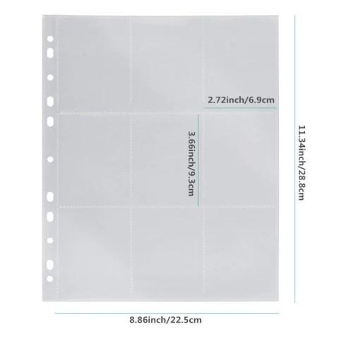 A4 9 Pocket Binder Sleeves, Hobbies & Toys, Memorabilia & Collectibles ...