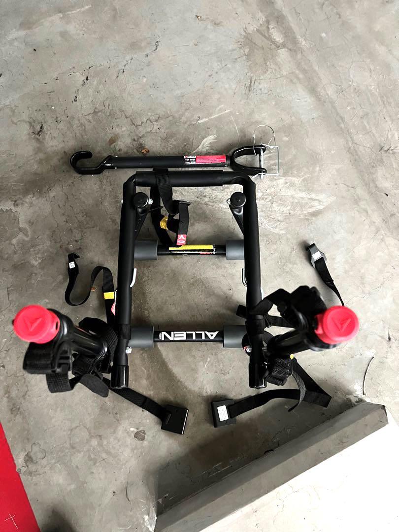 Allen Sport Deluxe Two Bike Rack with Bike Rack Top Tube Beam, Sports ...
