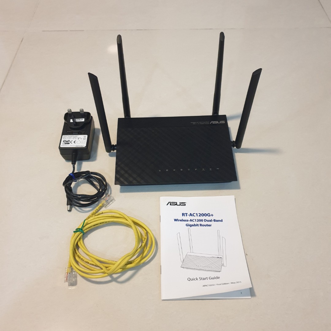 ASUS Wireless AC1200 Dual-Band Router, Computers & Tech, Parts ...