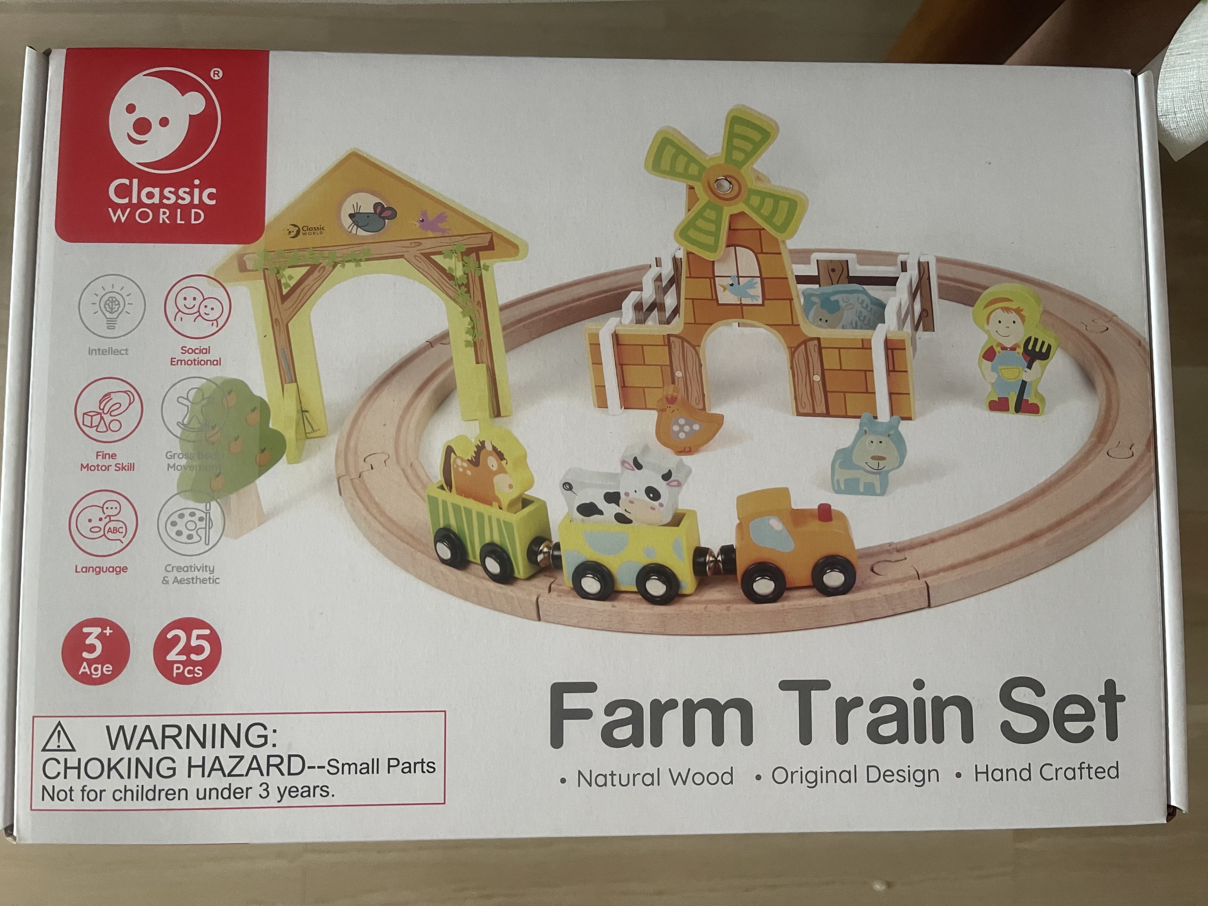[BRAND NEW] Farm Train Set from Classic World, Babies & Kids, Infant ...