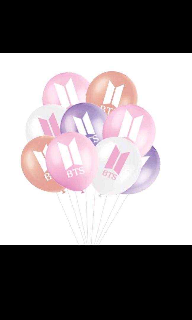 BTS backdrop/ BTS birthday/ BTS balloon, Hobbies & Toys, Stationery ...