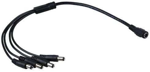BW 1 to 4 Way DC Power Splitter CCTV for Security Cameras, Furniture ...