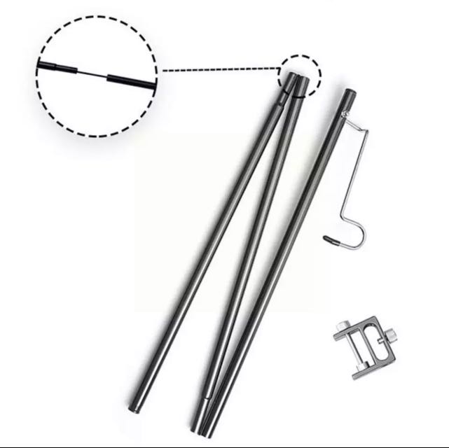 Camping Hanging Pole, Sports Equipment, Hiking & Camping on Carousell