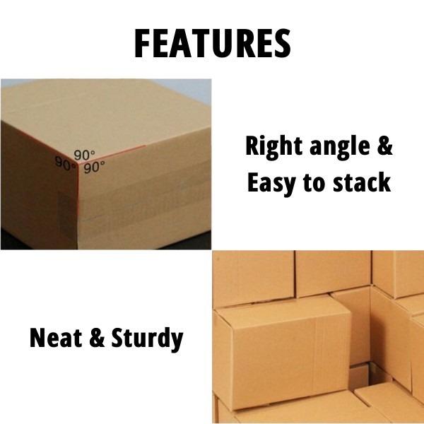 Carton Box / Plain Packing Box / Kotak Kosong Kecil / Courier Box ...