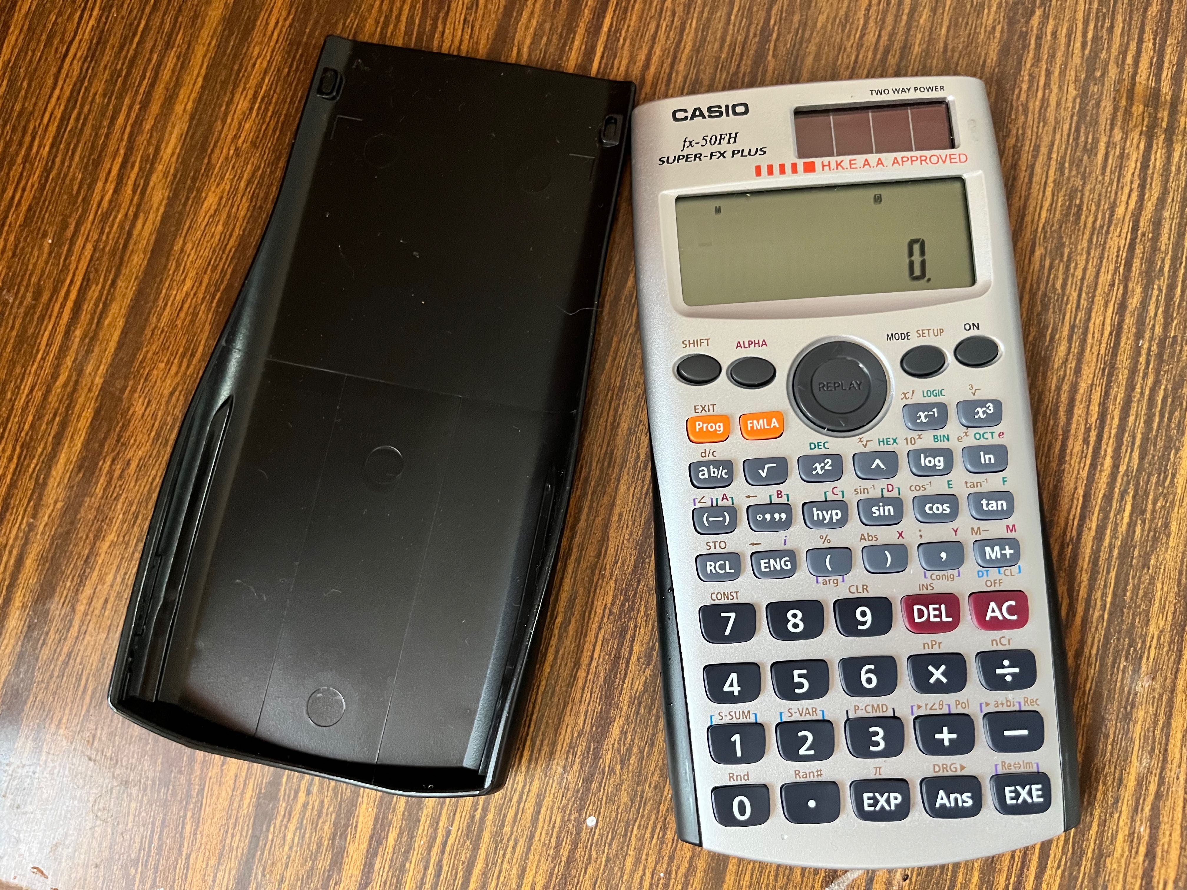Casio fx 50FH 計數機, 興趣及遊戲, 手作＆自家設計, 文具 - Carousell