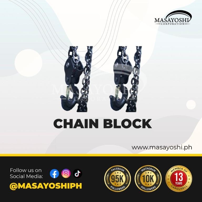 Chain Block Heavy Duty 100T x 3M | Lifting Equipment | Lifting ...