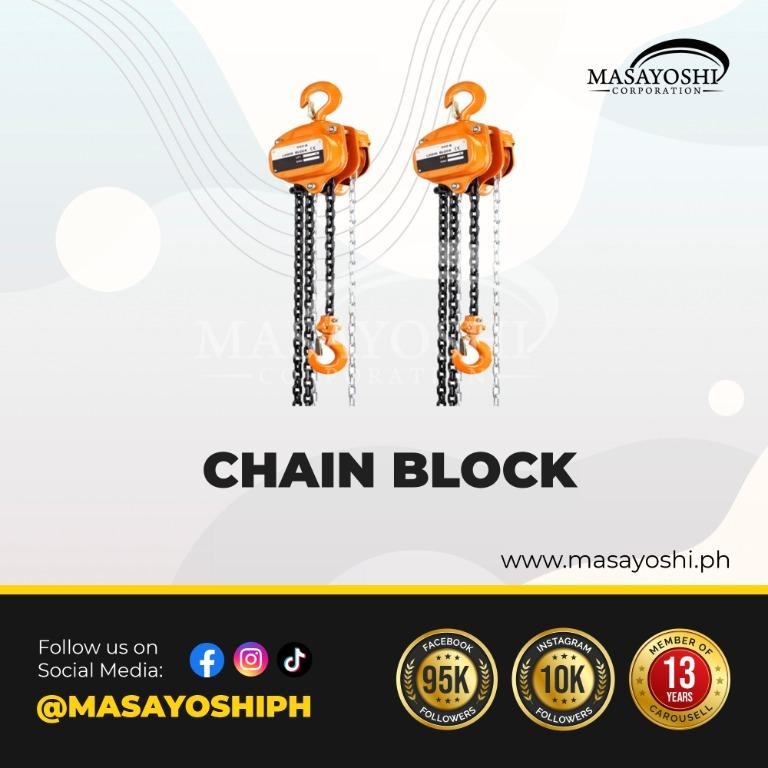 Chain Block Heavy Duty 7.5T x 3M | Lifting Equipment | Lifter ...