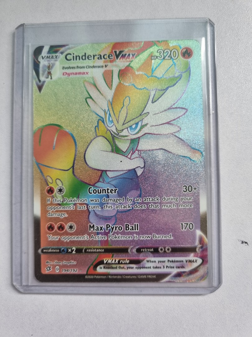 Cinderace vmax hyper rare, Hobbies & Toys, Toys & Games on Carousell