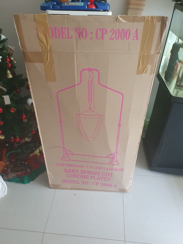 Spring cradle full set, Babies & Kids, Baby Nursery & Kids Furniture ...