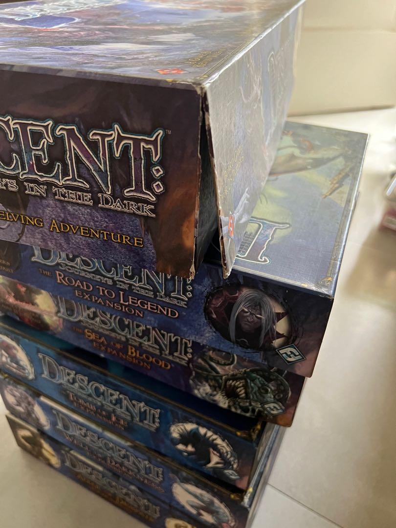 Descent 1st Edition Collection (Core + 5 Expansions), Hobbies & Toys ...