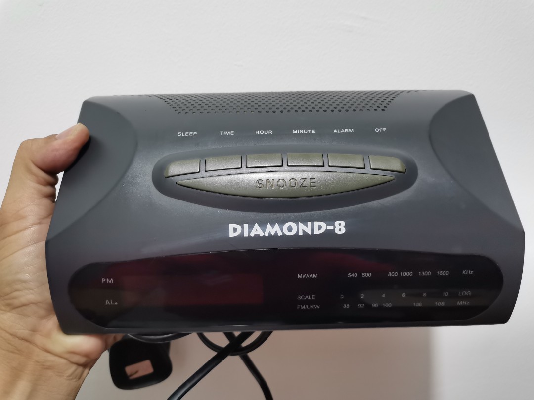 Diamond-8 Alarm Clock Radio MW/FM, Audio, Portable Music Players on ...