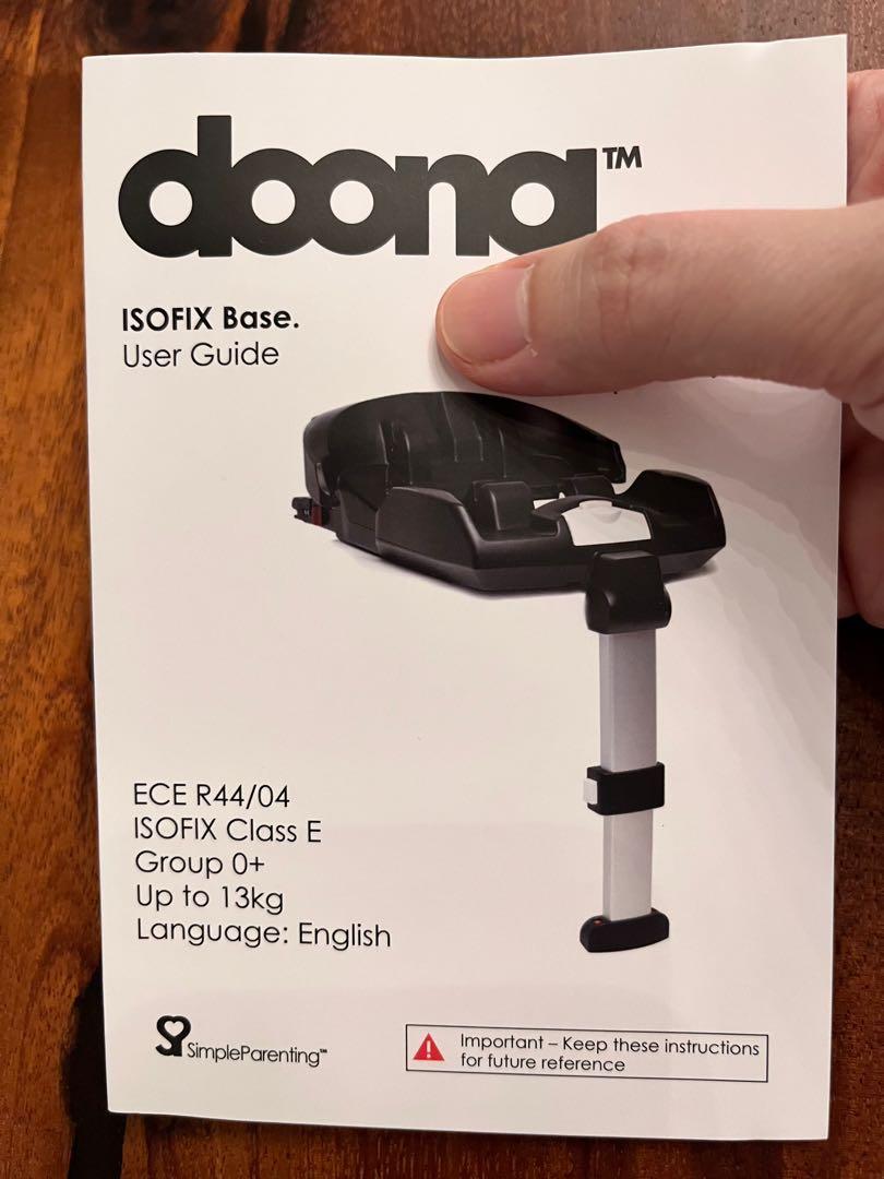 Doona easy click-on Isofix Base, Babies & Kids, Going Out, Car Seats on ...