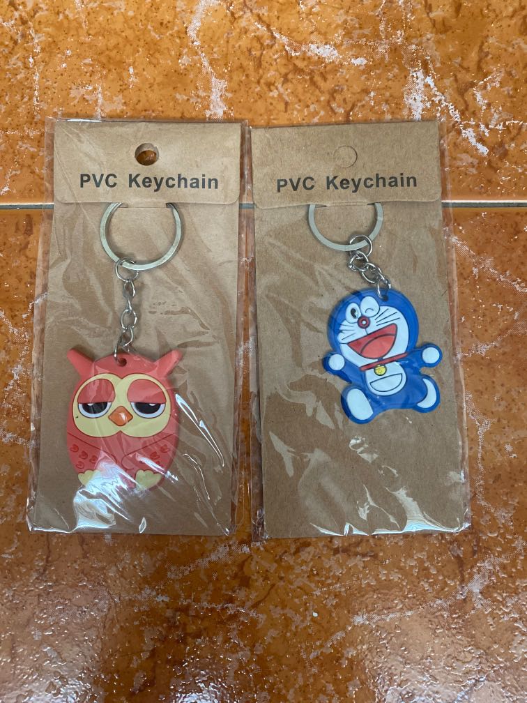 Doraemon keychain and owl keychain, Hobbies & Toys, Toys & Games on ...
