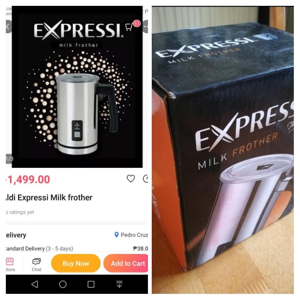 Expressi milk frother, TV & Home Appliances, Kitchen Appliances, Coffee ...