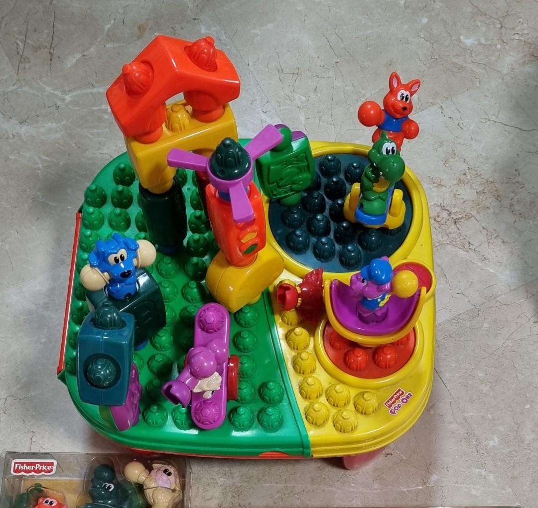 Fisher Price Pop Onz + Build & Store Table, Hobbies & Toys, Toys ...