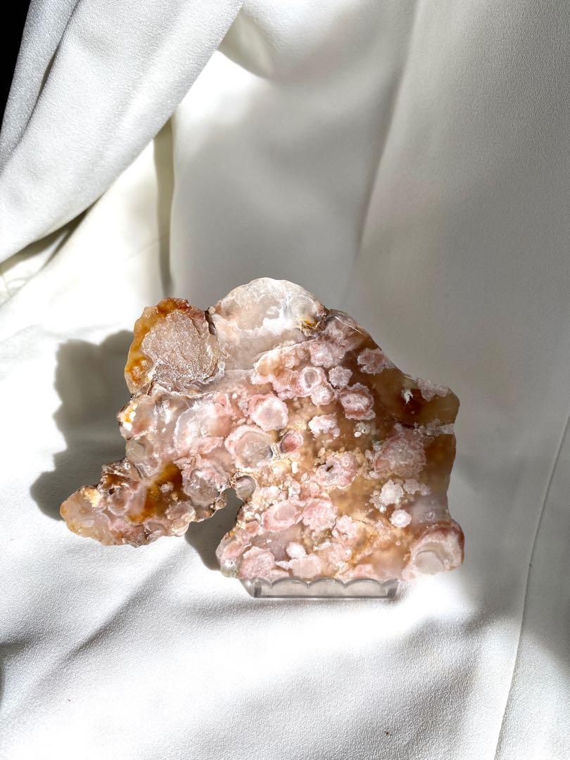 Flower Agate Slab , Women's Fashion, Jewelry & Organisers, Precious ...