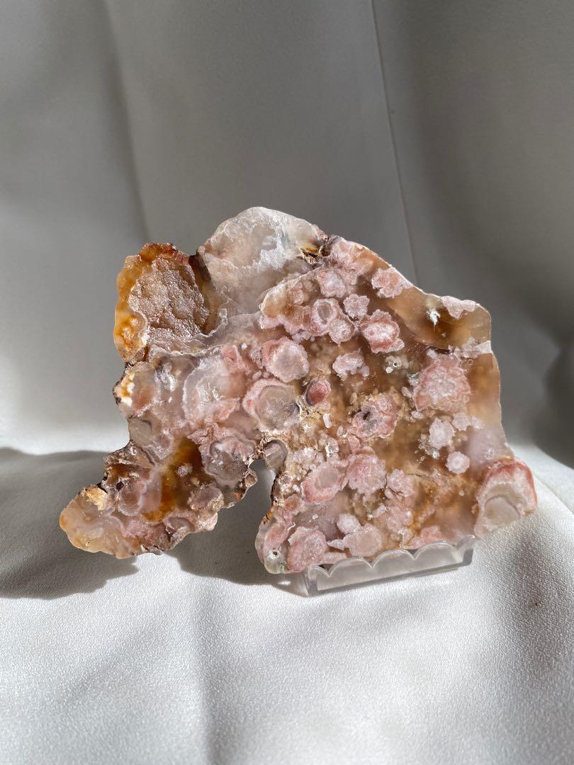 Flower Agate Slab , Women's Fashion, Jewelry & Organisers, Precious ...