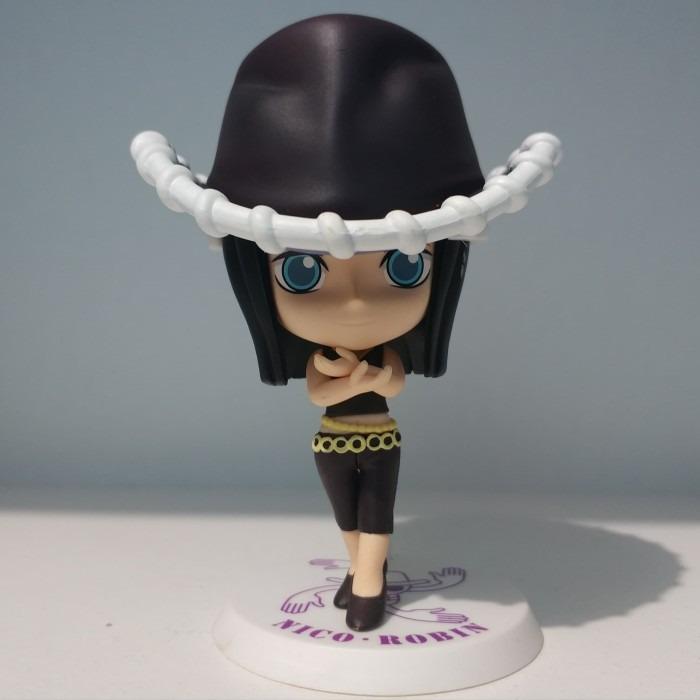 【GOLD STICKER】ICHIBAN KUJI Nico Robin Figure Shabondy Chibi Kyun Chara ...
