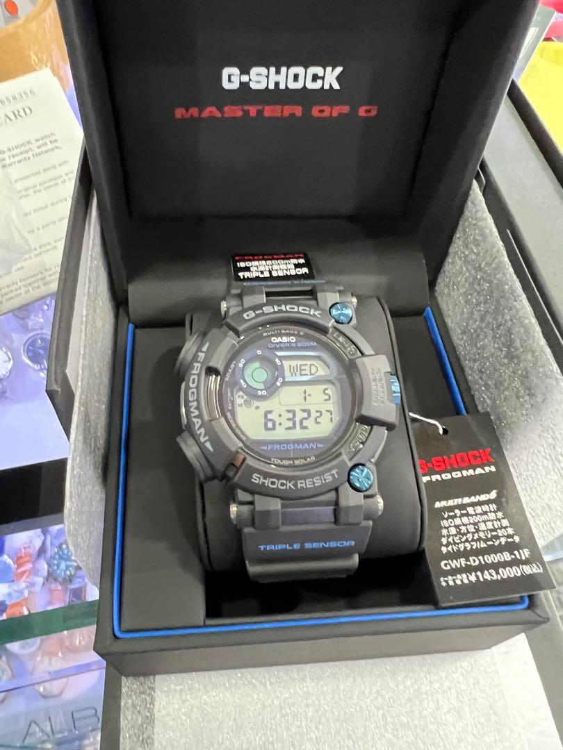 G-SHOCK FROGMAN PASKAL MADE IN JAPAN 🇯🇵 GWF-D1000B-1JR, Men's Fashion ...
