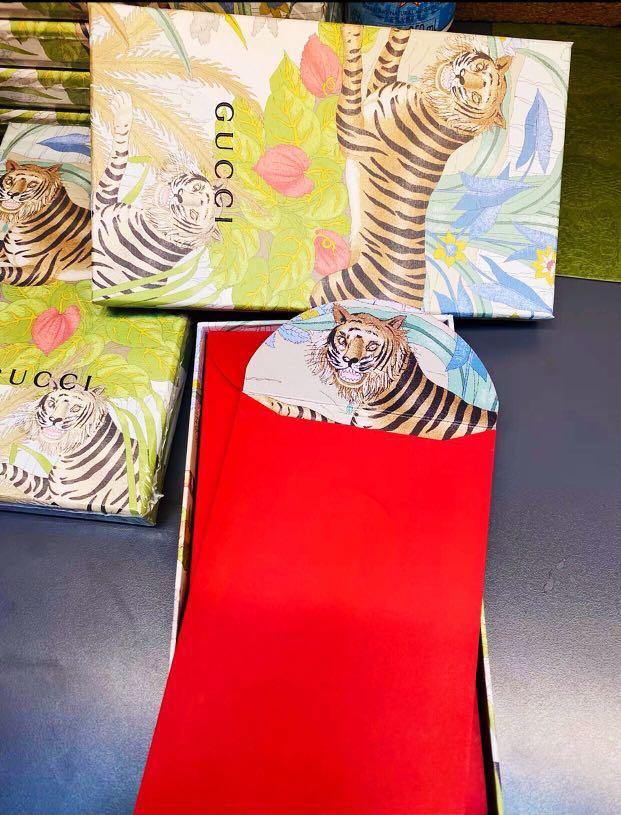 Gucci 2022 Tiger year red packet, Luxury, Accessories on Carousell