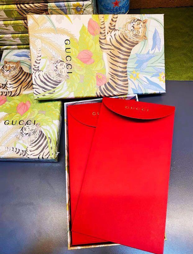 Gucci 2022 Tiger year red packet, Luxury, Accessories on Carousell