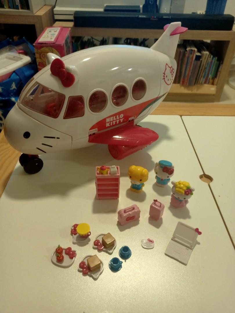 Hello Kitty Airplane Set, Hobbies & Toys, Toys & Games on Carousell