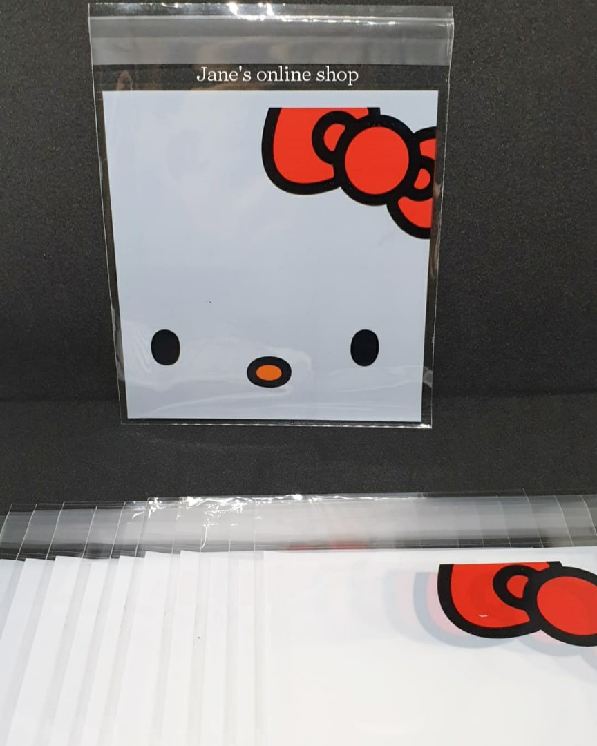Kawaii Hello Kitty packaging for general items or cookies., Hobbies ...