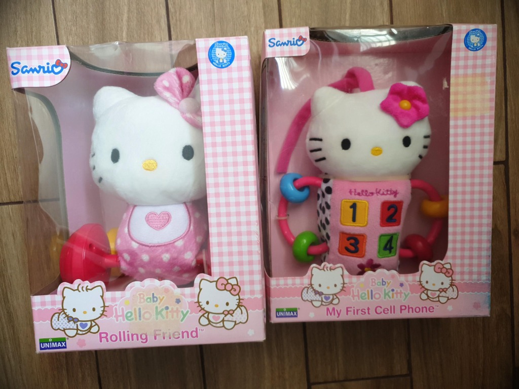 Hello Kitty Baby Toys, Pre-Walker Shoes, feeding, cloth book and ...