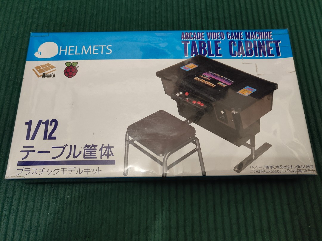 Helmets 1/12 Arcade Video game machine table cabinet 遊戲機 街機 模型, 興趣及遊戲 ...