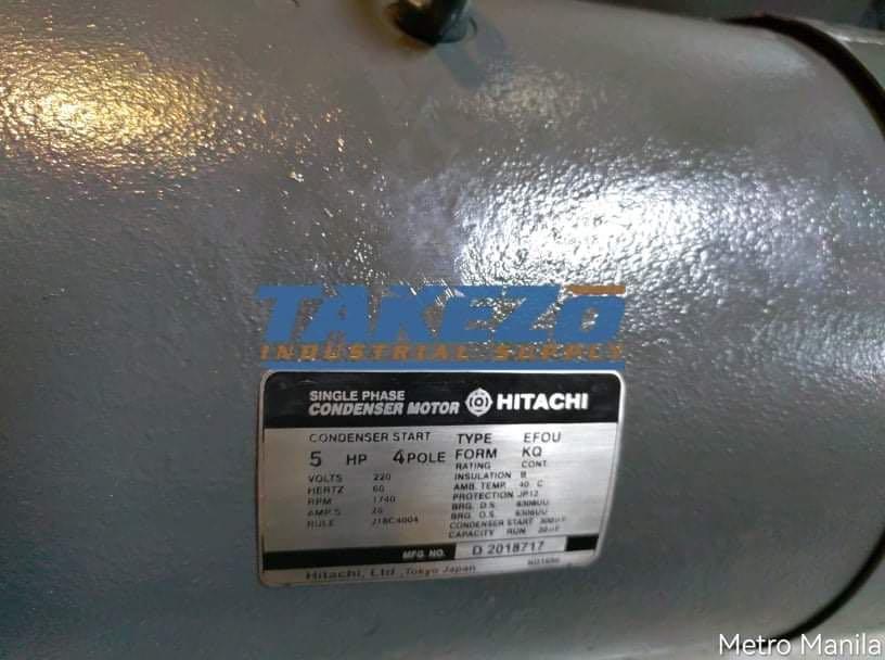 Hitachi 5HP Electric Motor, Commercial & Industrial, Construction Tools ...