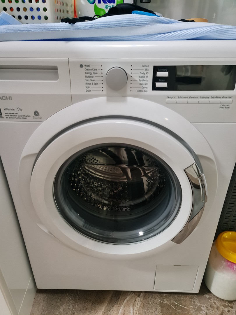 Hitachi 9kg Washing Machine, TV & Home Appliances, Washing Machines and ...