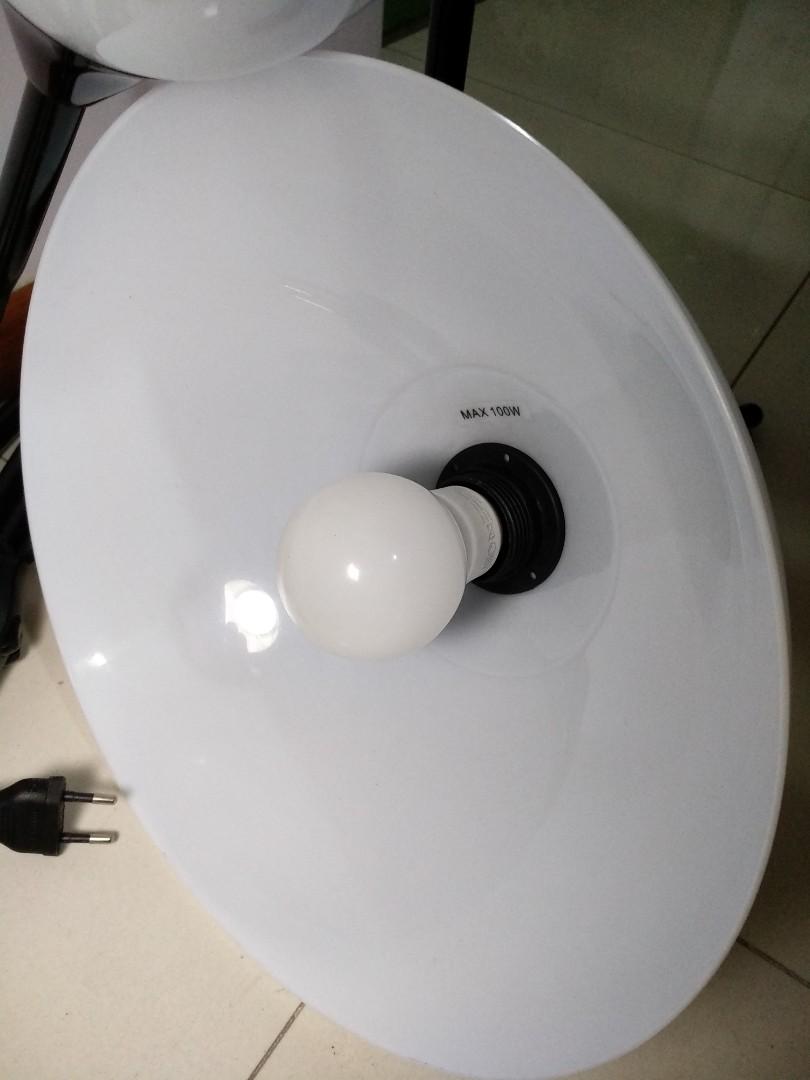 IKEA Floor Lamp with adjustable arm spotlight, G0713, Furniture & Home ...