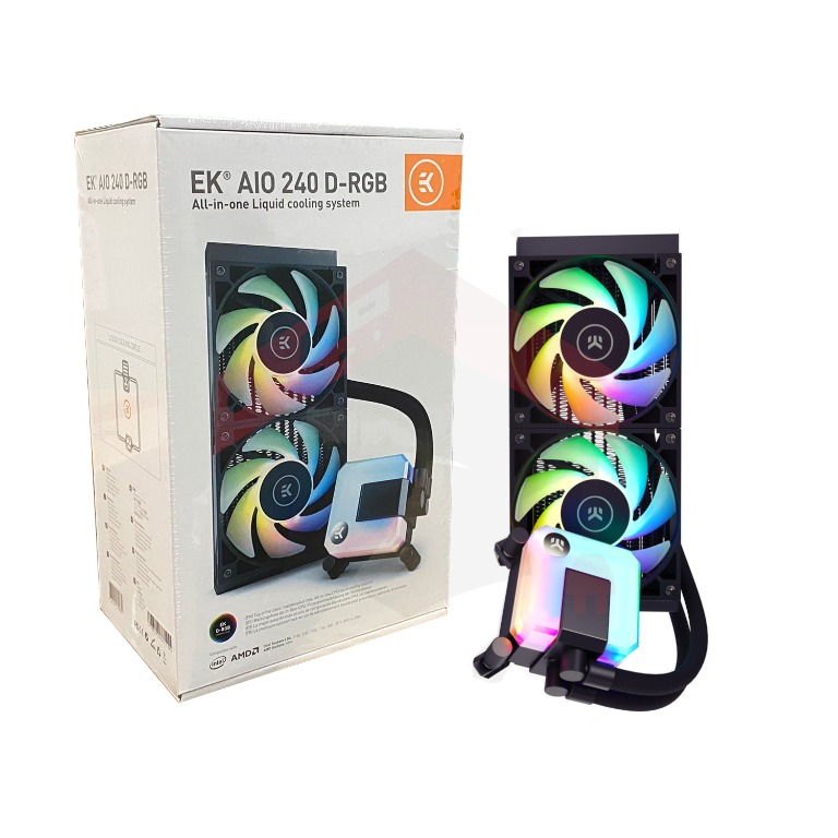 EK-AIO 240 D-RGB 240mm all-in-one liquid cooling solution 3831109815830 ...