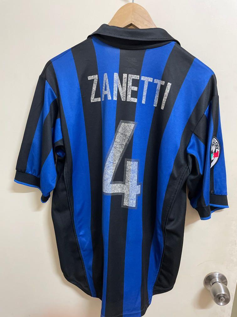 Inter Milan 1998 home kit, Men's Fashion, Activewear on Carousell