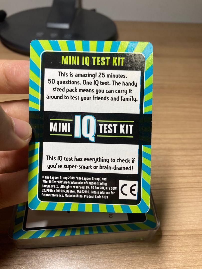 IQ test cards, Hobbies & Toys, Toys & Games on Carousell
