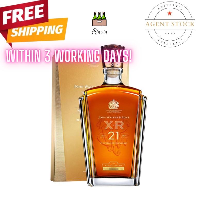 John Walker & Sons XR 21 Year Whisky 750 ml w/ Gift Box, Food & Drinks, Alcoholic Beverages on ...