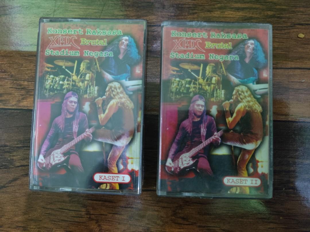 Kaset Konsert Raksasa XPDC Brutal Stadium Negara Cassette 1&2, Hobbies ...