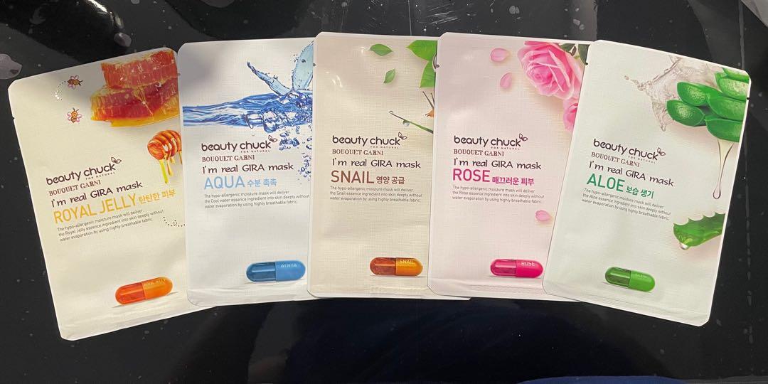 Korean Beauty Chuck Face Mask, Beauty & Personal Care, Face, Face Care ...