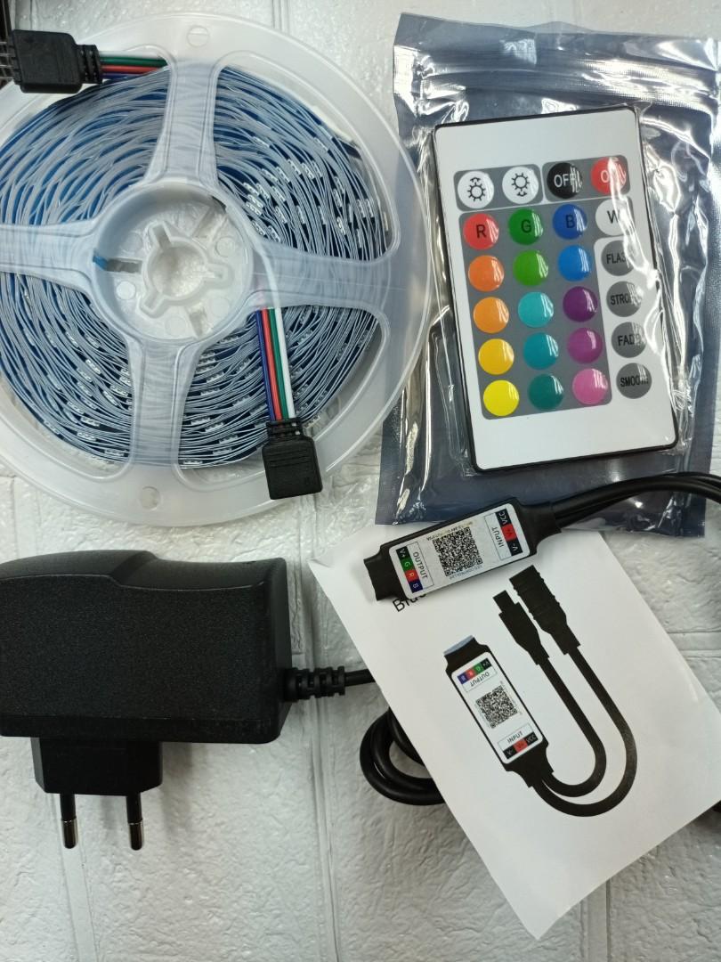 LED mobile phone Bluetooth controller, 傢俬＆家居, 燈飾及風扇, 燈飾 - Carousell